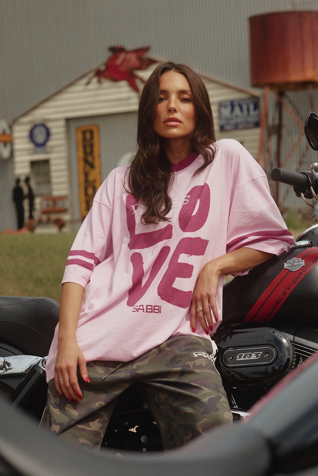 The Very Oversized Love Revolution Tee - Pink – Gathered Collab
