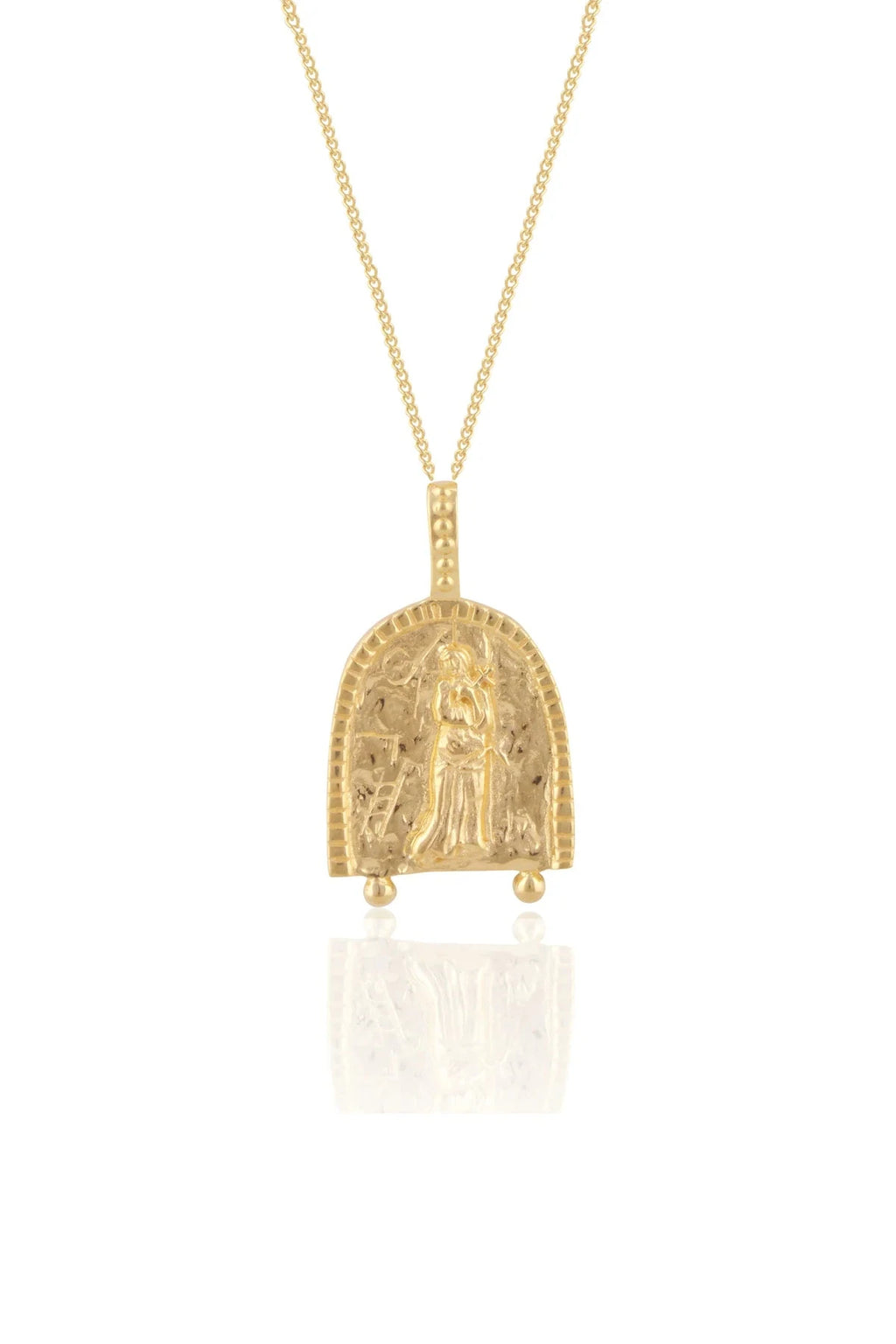 Joan of Arc Necklace - Gold – Gathered Collab