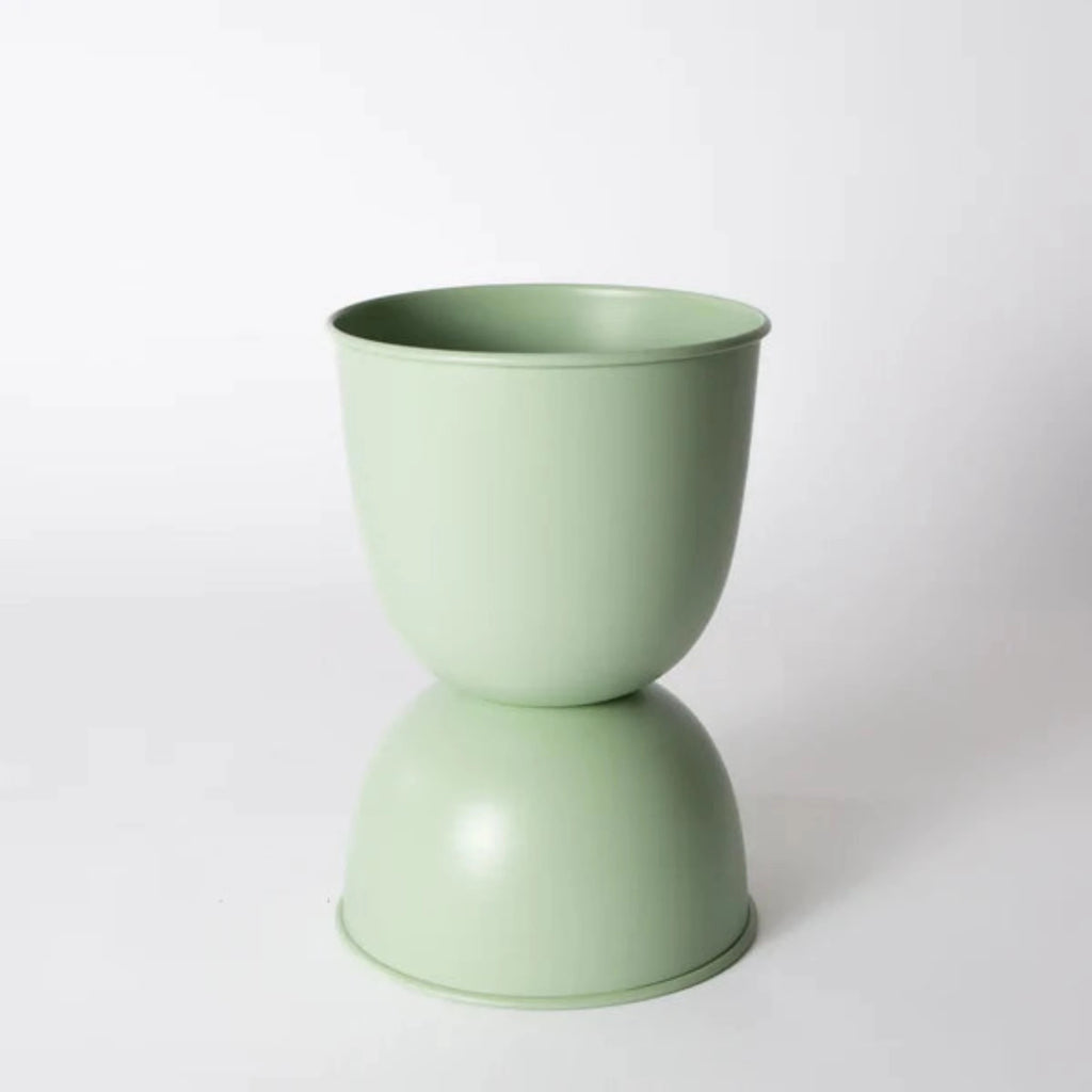 Domes Metal Planter Medium- Sage – Gathered Collab