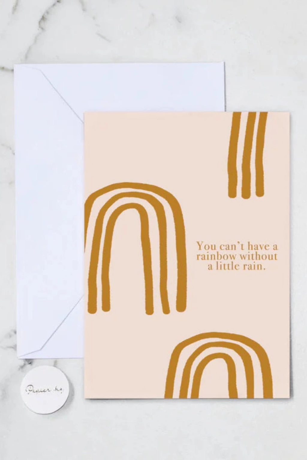Rainbow Greeting Card by Papier Hq – Gathered Collab